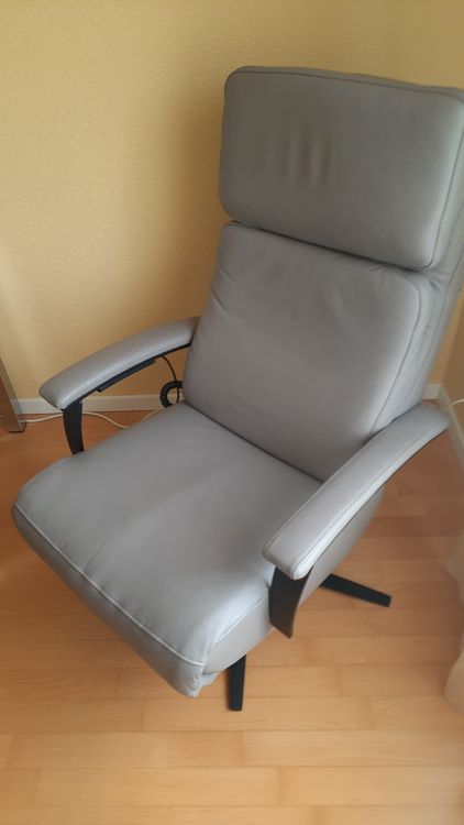 Eleganter Hukla-Leder Relax-, TV-Sessel (Inter-Living) | Kaufen auf Ricardo
