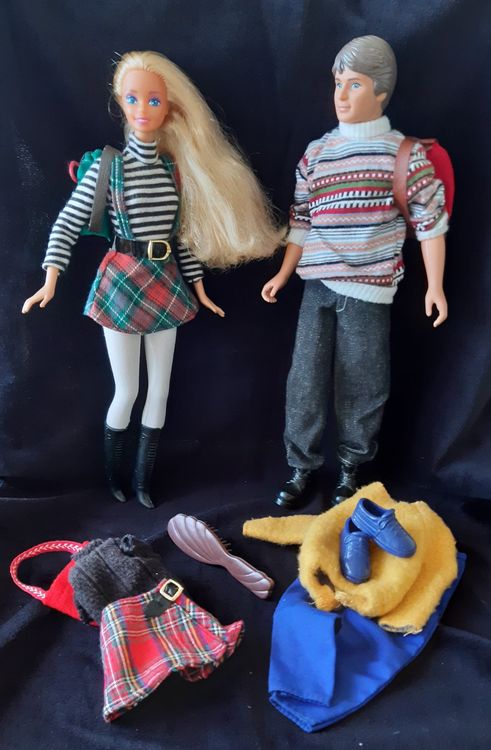 Barbie & Fred in 80/90er Jahren-Outfits (Konvolut) (Gebraucht) in ...