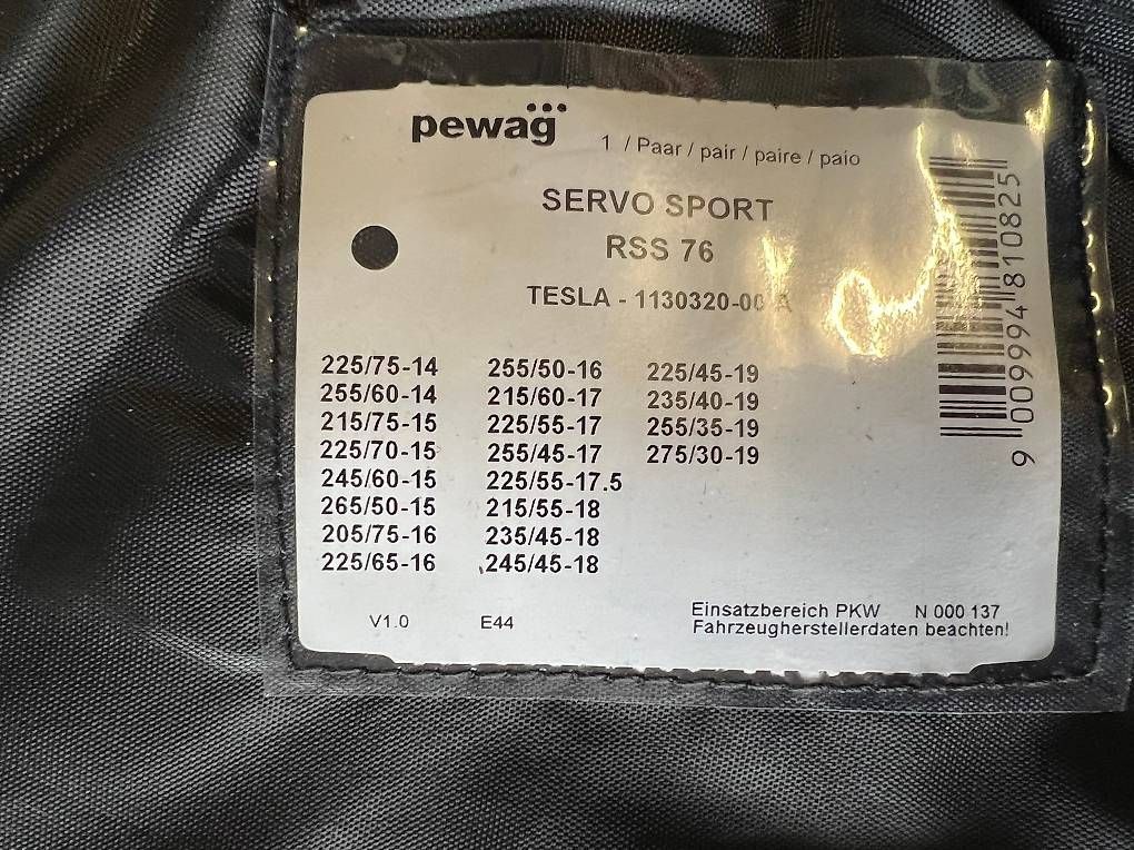 Pewag Schneeketten Servo Sport RSS 76 (Tesla Model 3) (Neu und ...