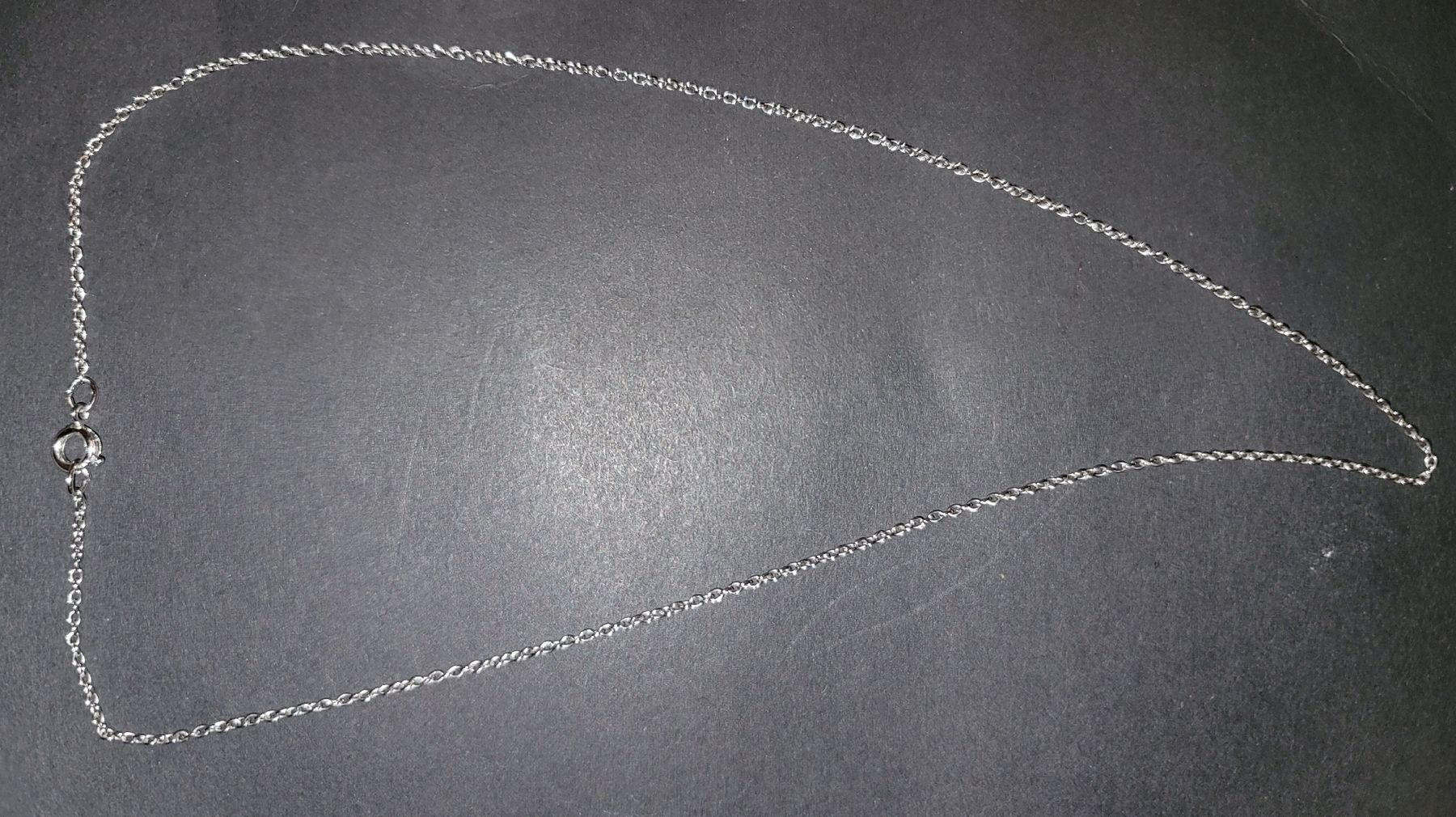 Silberkette, 45cm Länge, Collana color argento, Collier, 🎁 (Gebraucht ...