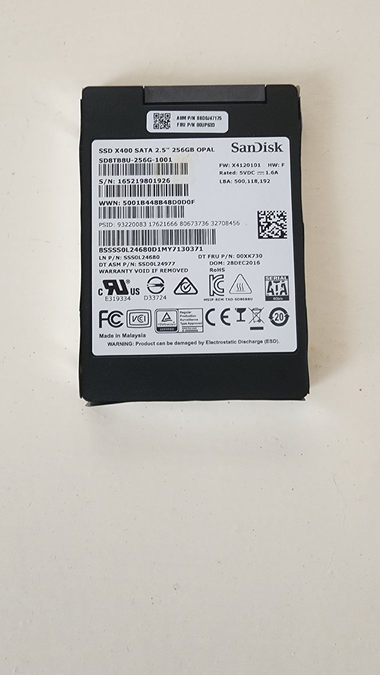 Windows 10 Pro SSD SanDisk 2,5 256 Gb (Gebraucht) in Domat Ems für CHF ...