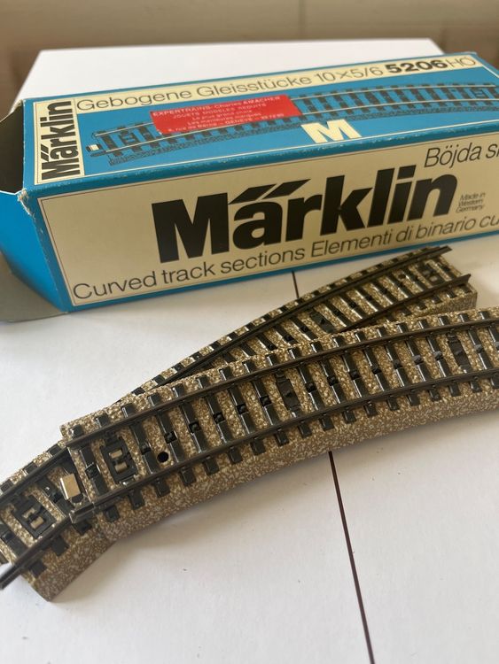 8 rails courbes Märklin HO 5206 | Kaufen auf Ricardo