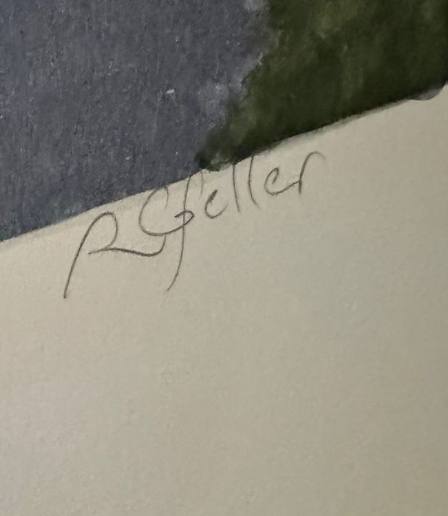 Rolf Gfeller (1926) Litho Handsig (Gebraucht) in Hochdorf für CHF 20 ...