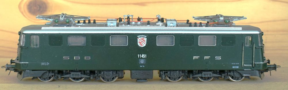 SBB-CFF Ae 6/6 11451 Winterthur, Roco Art. 4195, DC analog. (Gebraucht) in Horw für CHF 51 – mit ...