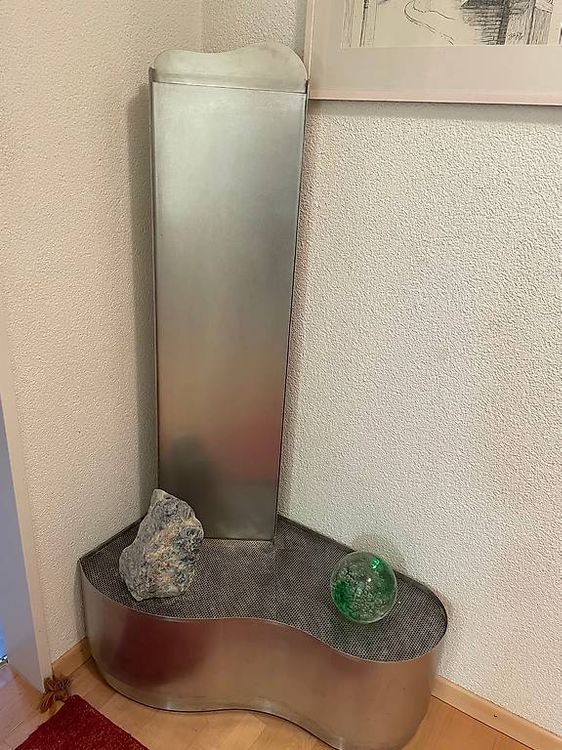 Edelstahl Zimmerbrunnen mit Wasserfall (Gebraucht) in Elgg für CHF 50 – nur Abholung auf Ricardo ...