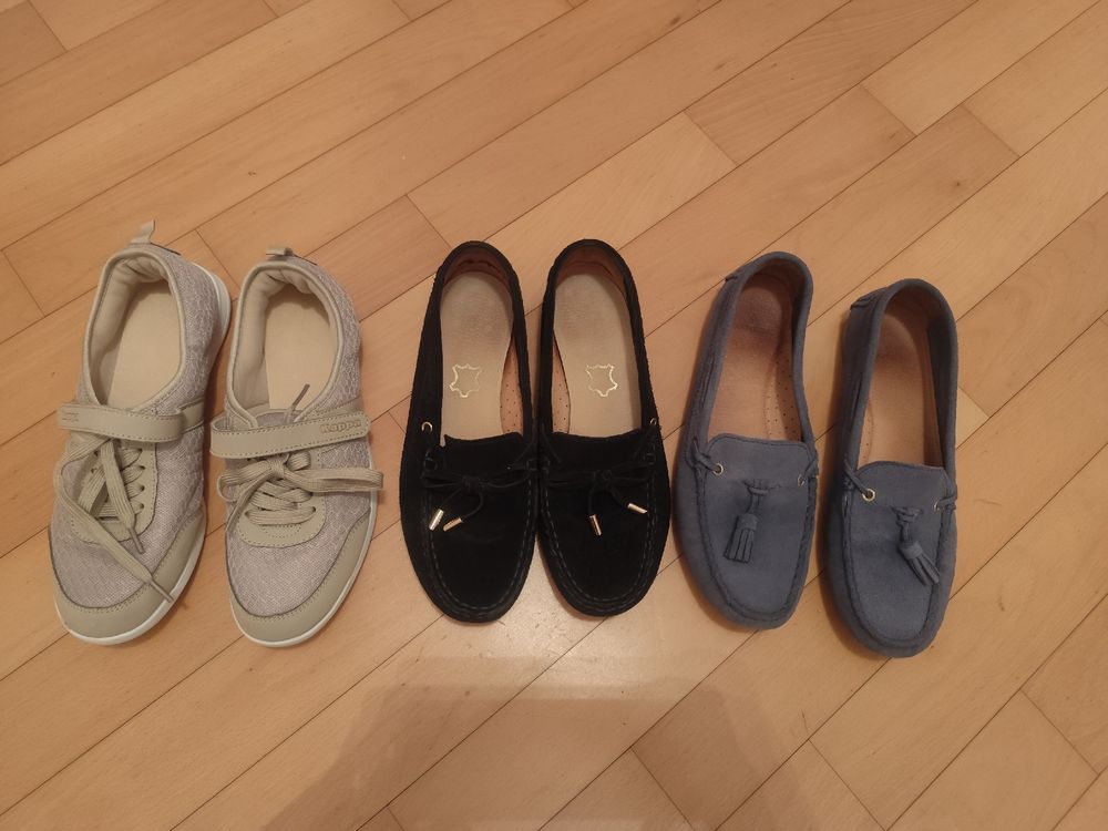 3 Paar Schuhe, 2 davon Leder, super Zustand (Gebraucht) in Zürich für ...