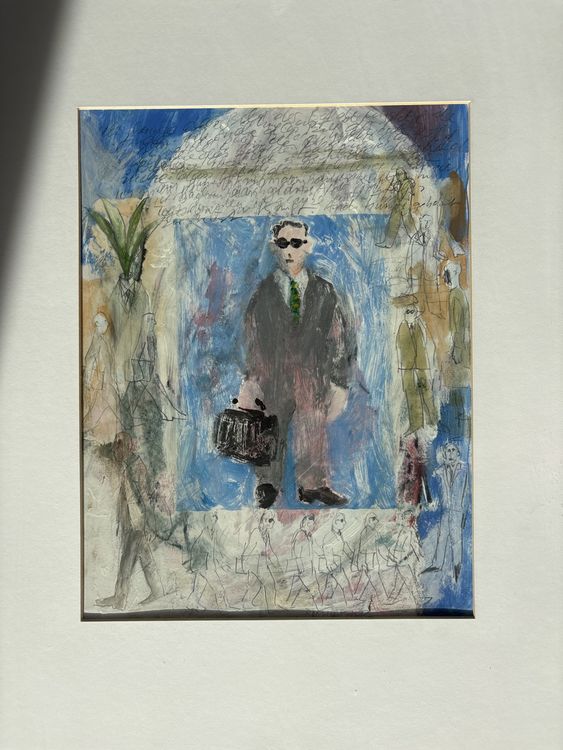 Abstraktes Gemälde, gerahmt, Roman Peter | Kaufen auf Ricardo