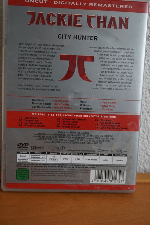 Jackie Chan: City Hunter (Gebraucht) in Hochdorf für CHF 2 – mit ...