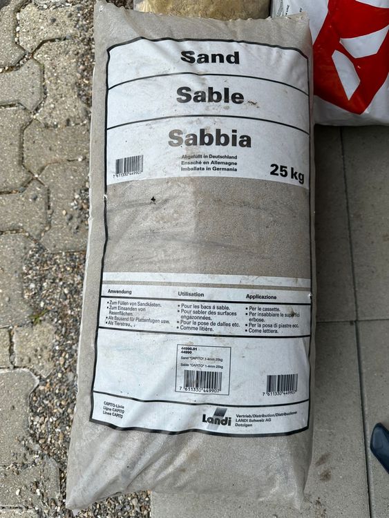 Sandsäcke 3x 25kg | Kaufen auf Ricardo