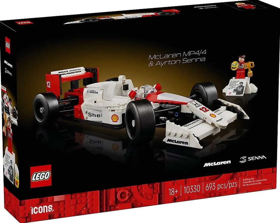 LECO Icons 10330 McLaren MP4/4 & Ayrton Senna 🔥NEU&OVP🔥 | Acheter sur ...