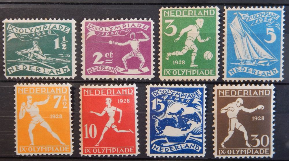 Niederlande Kat. 205-212 * 1928 Kat. 100 Euro | Kaufen auf Ricardo
