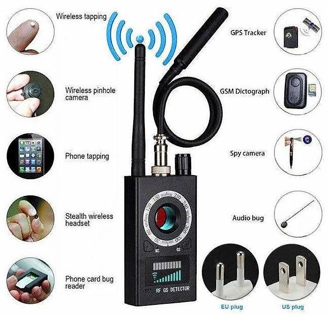 Détecteur mini caméra espion Audio, GSM, GPS, RF (Neu und ...