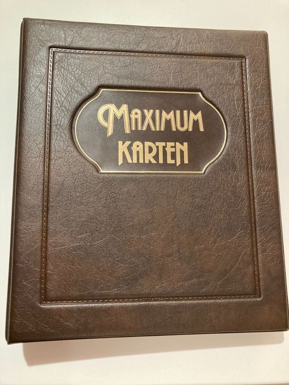 MAXIMUM KARTEN ORDNER FÜR 88 KARTEN | Kaufen auf Ricardo