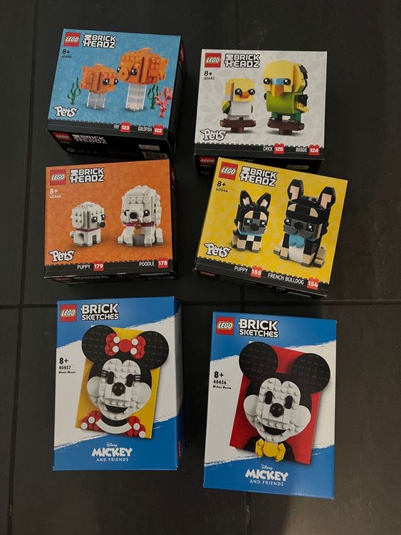 Diverse Lego-Sets Brick Headz und Brick Sketches (Neu und ...