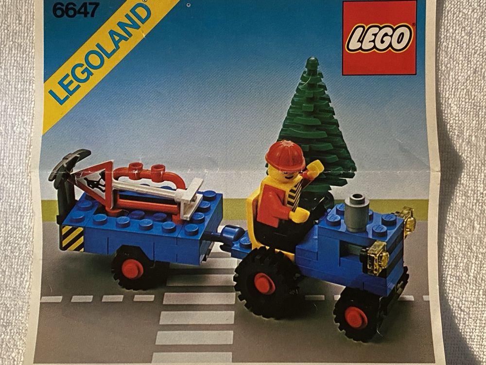 LEGO 6647 Strassenarbeiter mit Traktor und Anhänger | Kaufen auf Ricardo