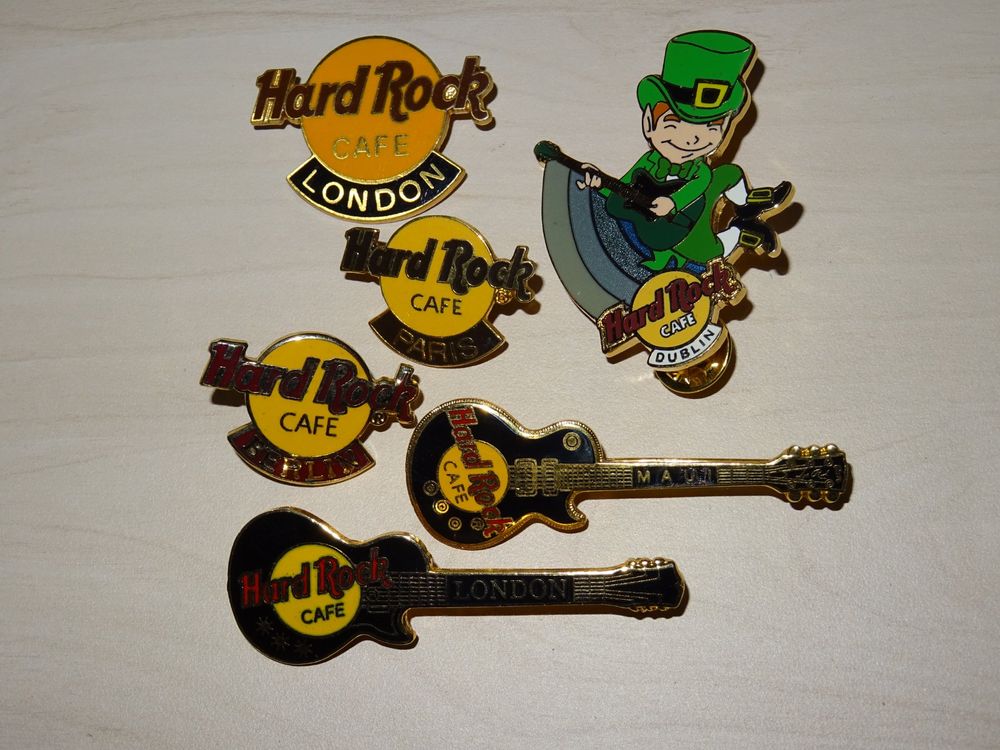 6 Hard Rock Pins | Kaufen auf Ricardo