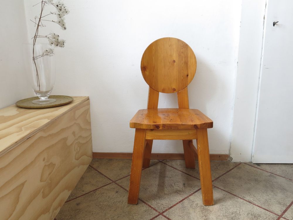 Chaise dossier rond en bois | Kaufen auf Ricardo
