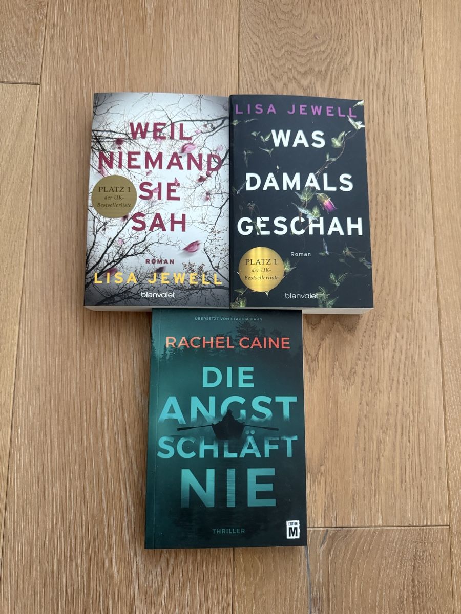 Lisa Jewell & Rachel Caine: 3 Romane, Zustand sehr gut (Neu (gemäss ...