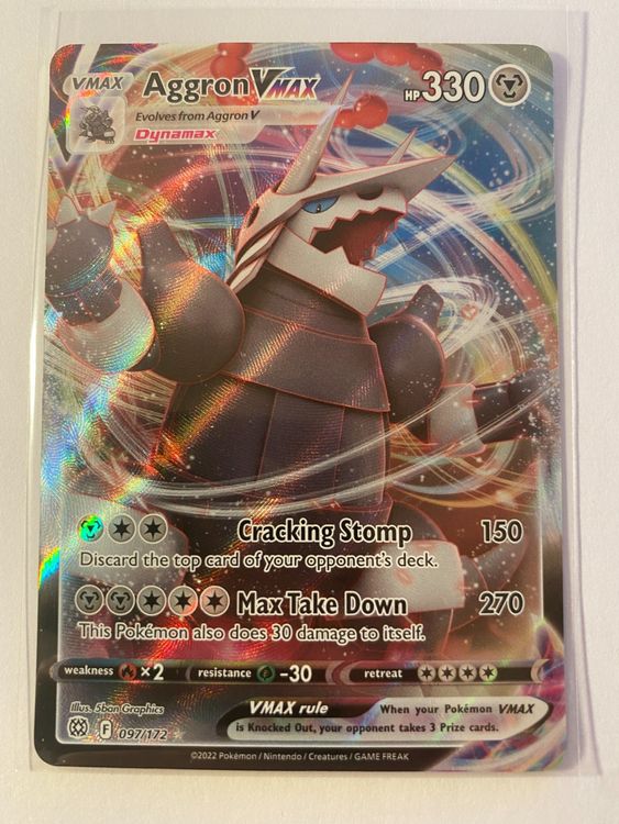 Pokemon Aggron VMax 097/172 Brilliant Stars EN | Kaufen auf Ricardo