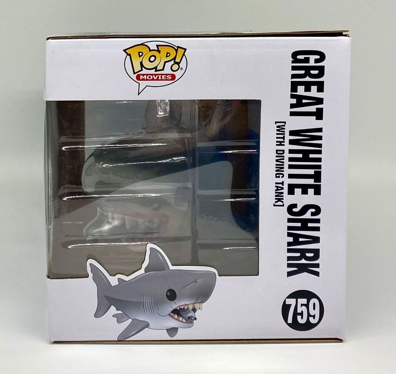 Funko Pop! Jaws, Great White Shark w. Diving Tank #759 | Kaufen auf Ricardo