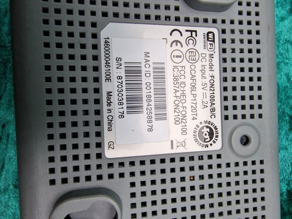 LA FONERA Wireless Router 54 Mbps 802.11 b/g (Model: FON2100 (Gebraucht ...