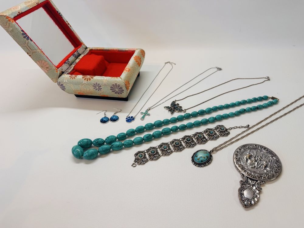 Schmuck Mit Turkisen Steinen