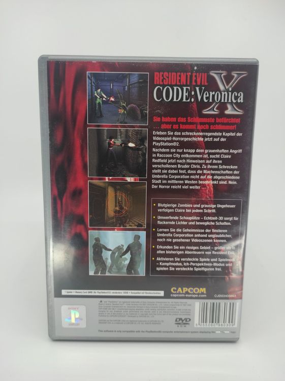 Resident Evil Code Veronica X - Playstation 2 - PAL (Gebraucht) in ...