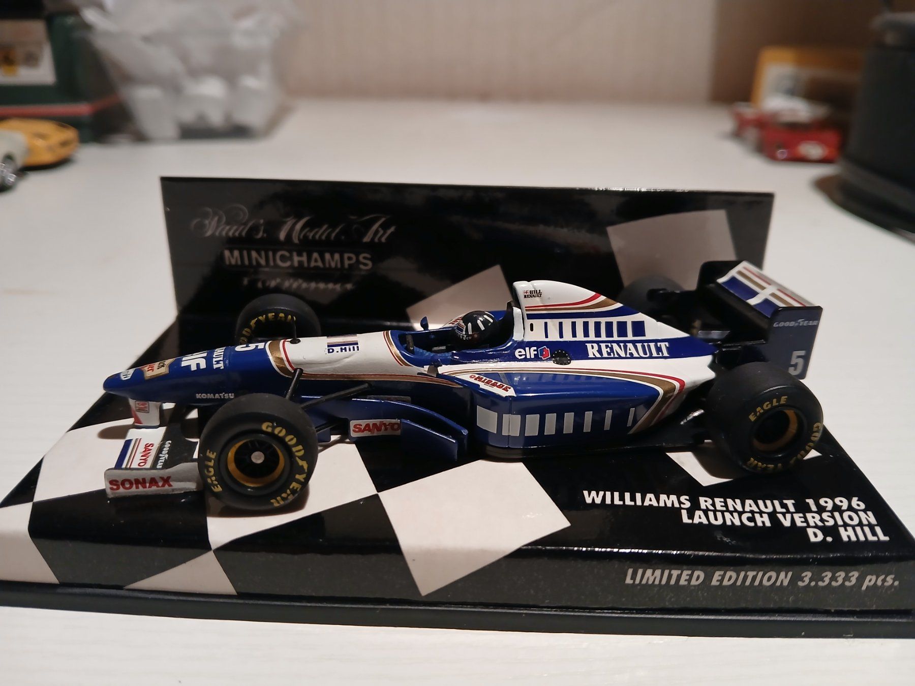 Minichamps 1:43 Williams (Hill) Launch Version 1996 (Neu und ...