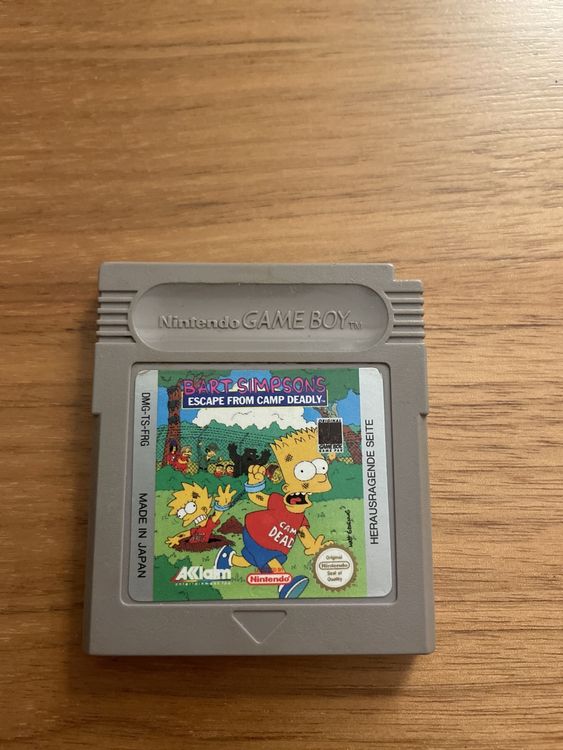 Bart Simpson Gameboy Game (Gebraucht) in Zürich für CHF 20 – mit ...