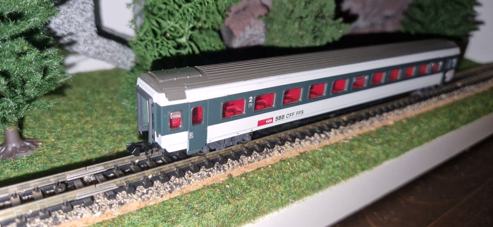 Roco Spur N SBB EW IV 2xB einseitig mit Grafitti (Gebraucht) in ...