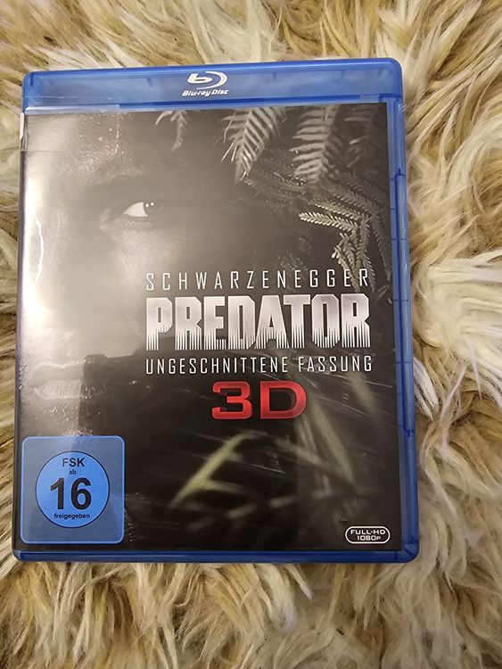 Predator 3D Blu-ray, Schwarzenegger, Ungeschnitten (Gebraucht) in ...