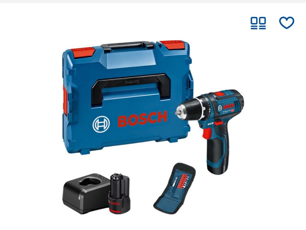 6x Bosch Akku Schrauber mit Koffer (GSR 12V-15 Professional) (Gebraucht ...