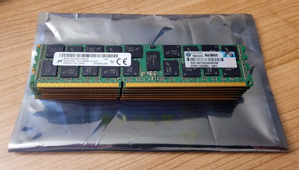 HP 16GB 2Rx4 PC3-14900R DDR3 REG ECC RAM / HP 712383-081 (Gebraucht) in Schlieren für CHF 35 ...