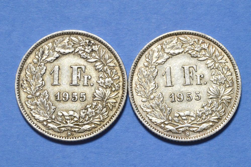 1 Franken 1955. (2X) | Kaufen auf Ricardo