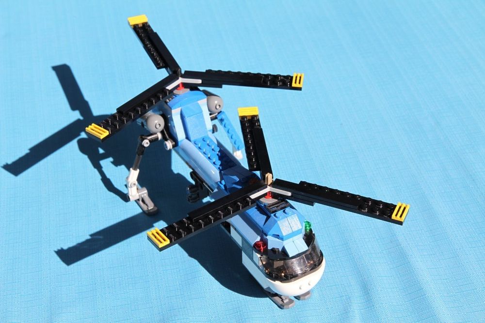 Lego, Hubschrauber, 2 Rotoren, Seilwinde | Kaufen auf Ricardo