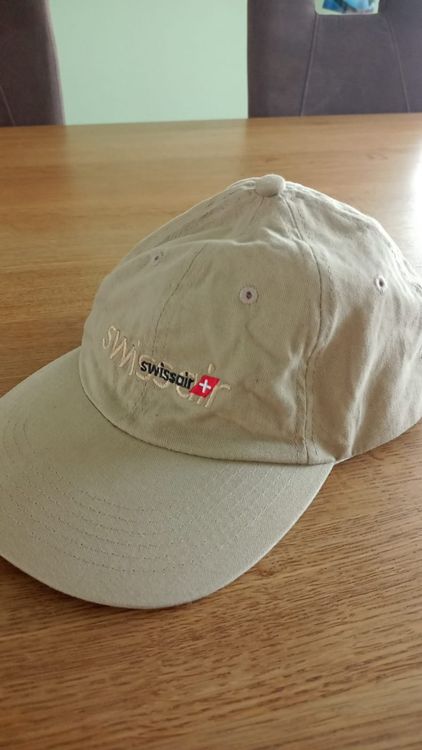 Als Geburtstag-Geschenk? neu Orginal Swissair Cap in beige (Neu (gemäss ...