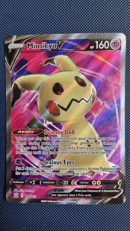 Mimikyu V #148 – Pokémon Battle Styles / Mint (Neu (gemäss Beschreibung ...