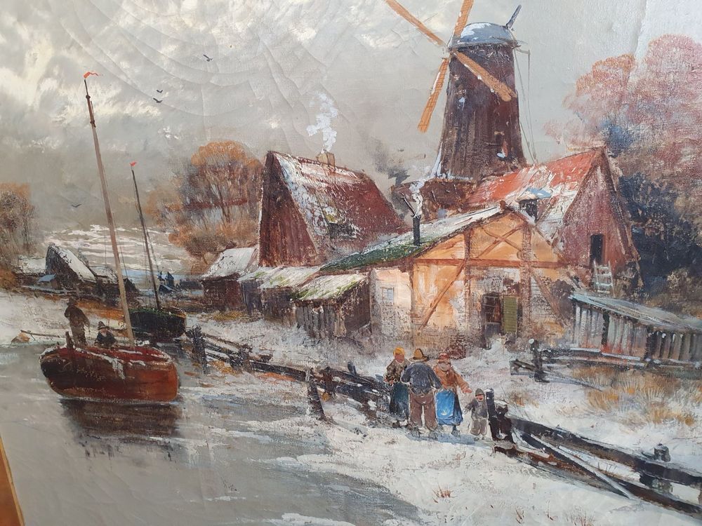 Wunderschönes Landschaftsgemälde - Van Straten | Kaufen auf Ricardo