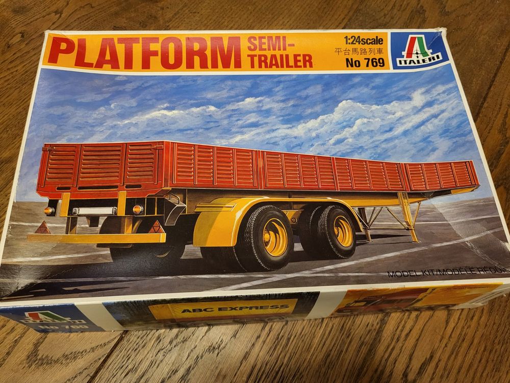 Italeri Container Trailer Nr. 769 NEU (Neu (gemäss Beschreibung)) in ...
