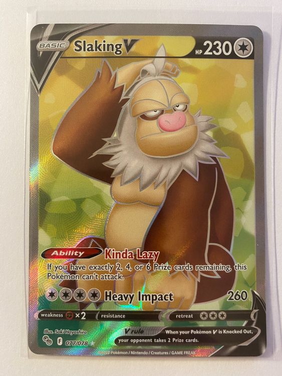 Pokemon Slaking V 077/088 Pokemon Go EN (Neu (gemäss Beschreibung)) in ...