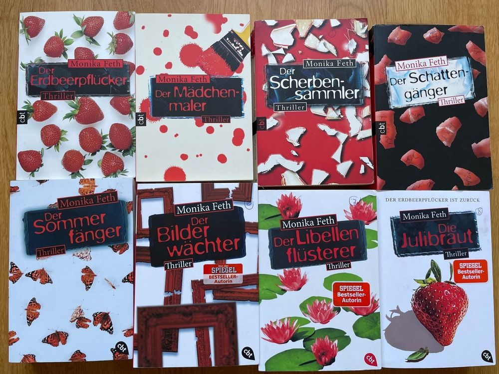 Komplette Serie 8x Thriller von Monika Feth Jette-Serie | Kaufen auf ...