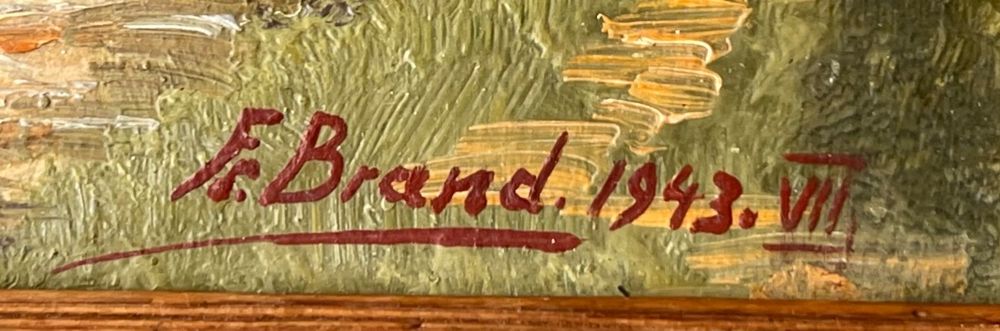 Fritz BRAND (1915-1998) Gemälde (Gebraucht) in Root für CHF 45 – mit ...