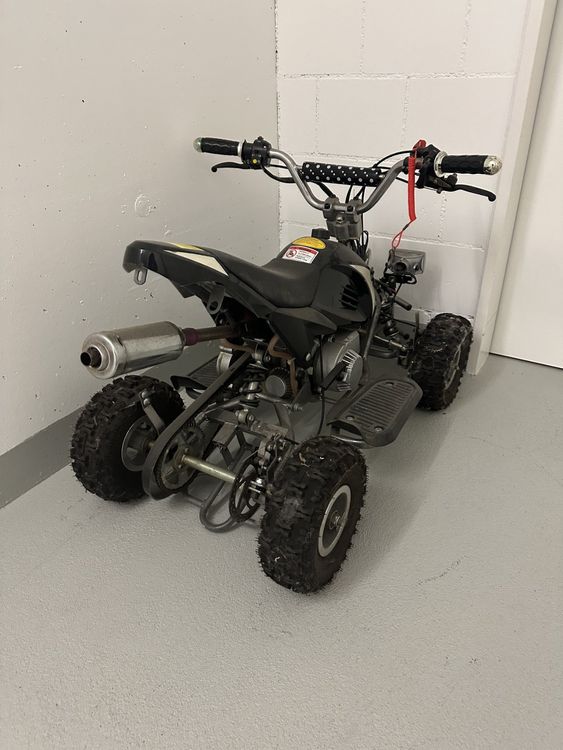 Mini/Kinder Quad ATV 49 ccm 2-Takt Benzinmotor Elektro Start (Gebraucht ...