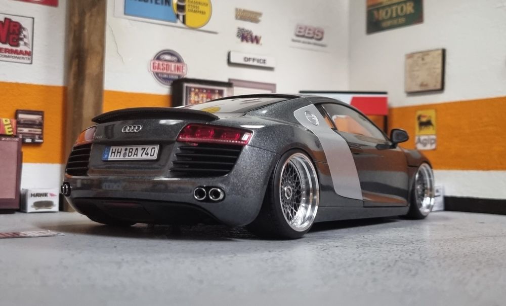 1/18 Audi R8 V8 Umbau Tuning Kyosho | Kaufen auf Ricardo