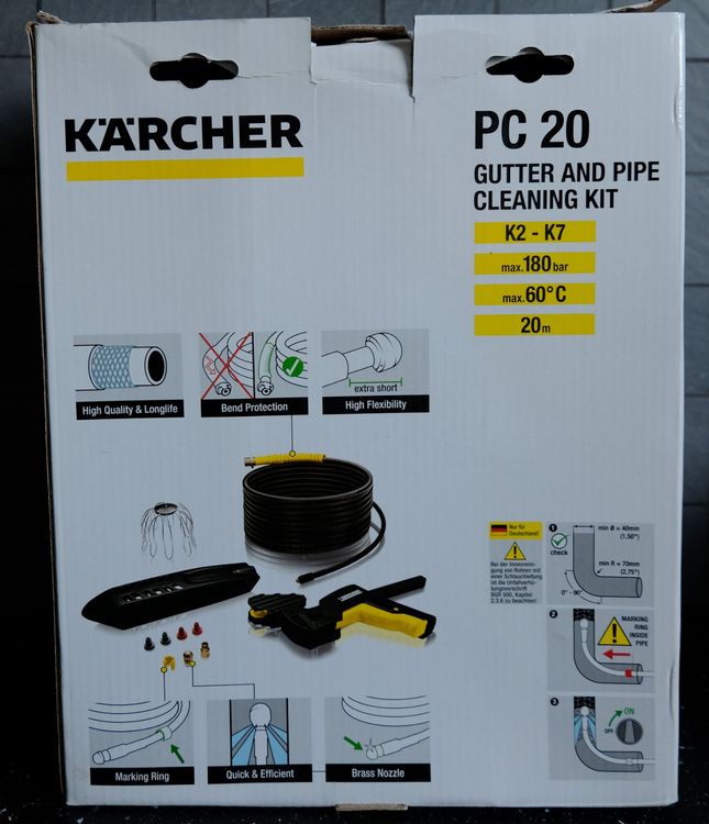 Kärcher PC 20 Dachrinnen- und Rohrreinigungsset (Gebraucht) in Luzern ...