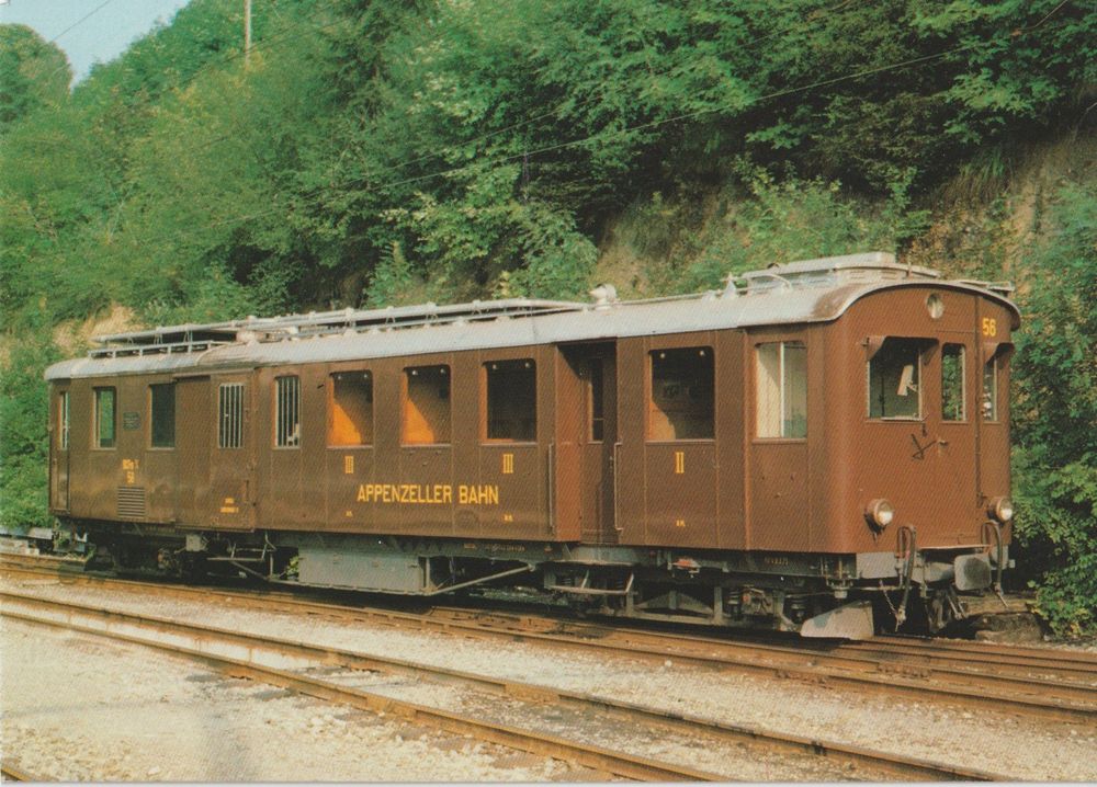 Appenzeller Bahn (AB) Meterspur-Dieseltriebwagen ABDm 2/4 56 (Gebraucht ...