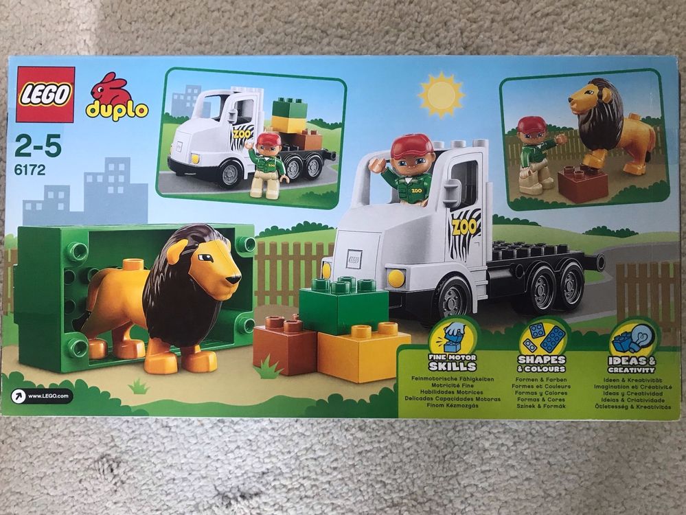 Lego Duplo 6172: Zootransporter mit Figur und Löwe / NEU (Neu und originalverpackt) in ...