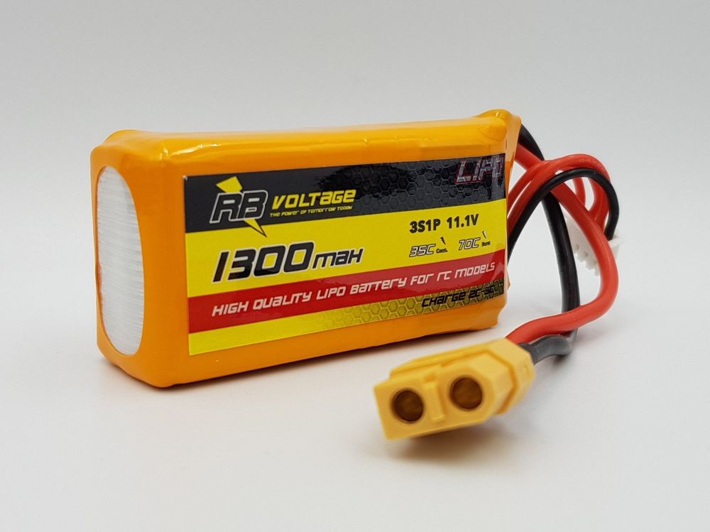 RB Voltage LiPo Akku 3S 1300mAh 3S 35C - XH / XT60 | Kaufen auf Ricardo