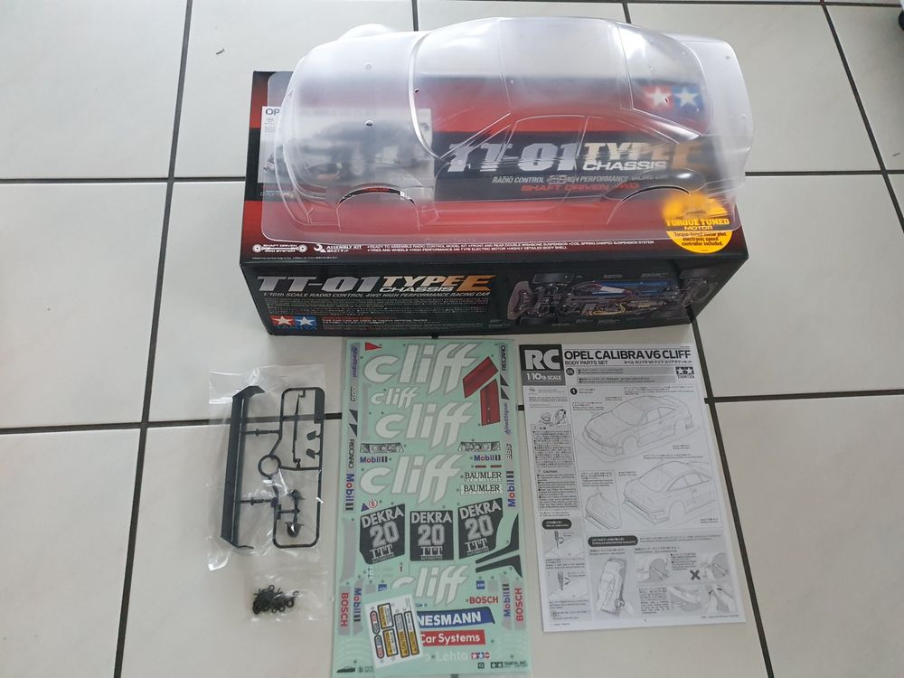 Tamiya Opel Calibra V6 Cliff Body Set ( TT-01 (Neu und originalverpackt ...