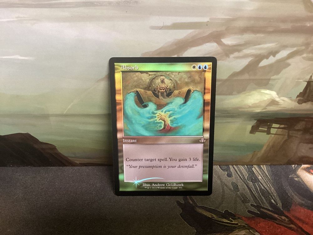 Absorb (Old Border & Foil) - Dominaria Remastered (Neu (gemäss ...